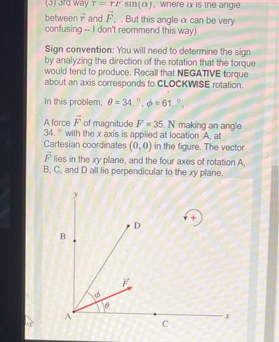 Solved A force F is applied to an object trying to make the | Chegg.com