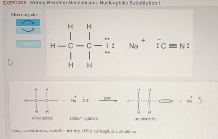 Solved EXERCISE Writing Reaction Mechanisms: Nucleophilic | Chegg.com