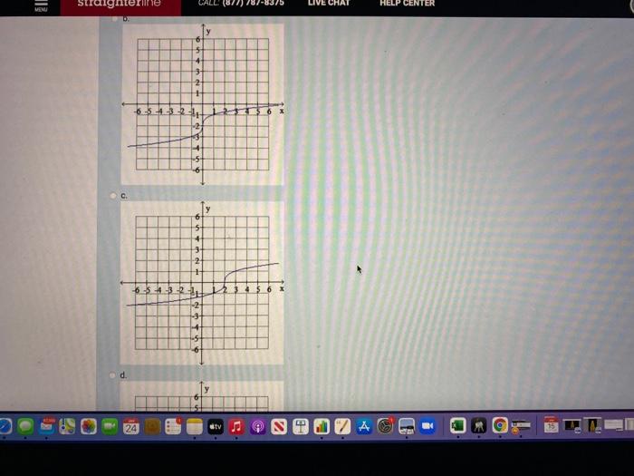 Solved stion 6 Sketch the graph using transformations of a | Chegg.com
