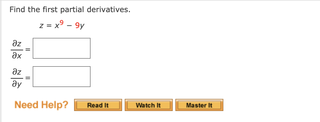 Solved Find the first partial | Chegg.com