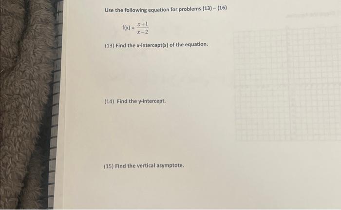 Solved Use the following equation for problems (13) - (16) | Chegg.com