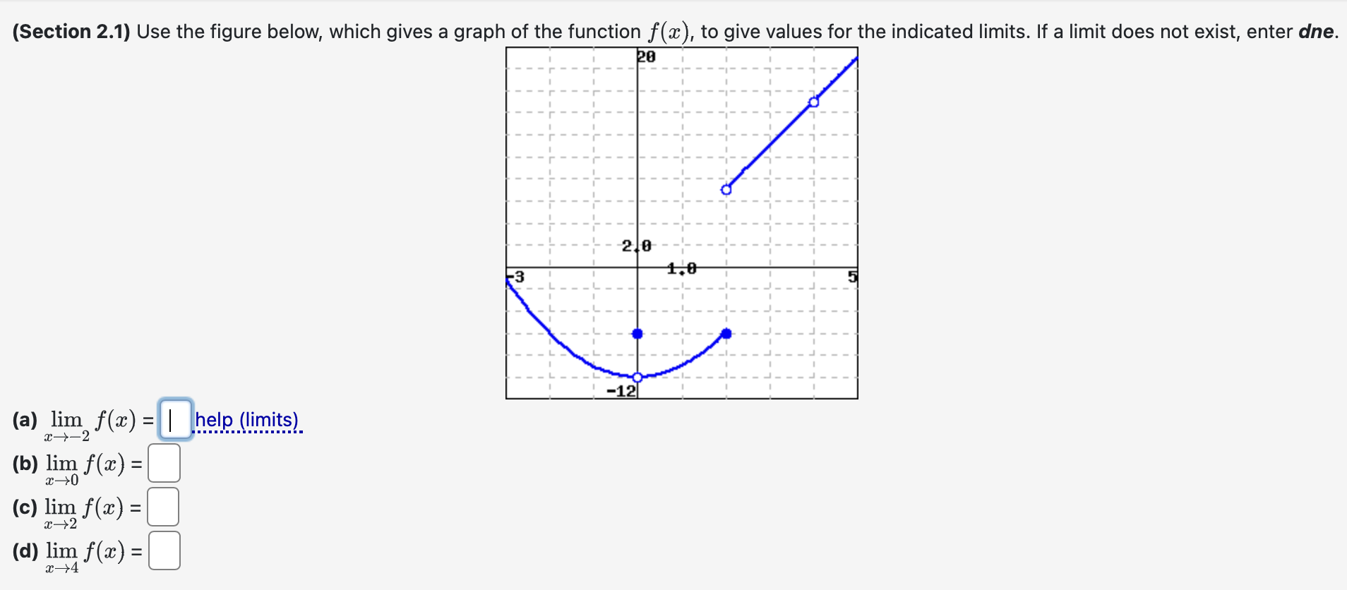 Solved (Section 2.1) ﻿Use the figure below, which gives a | Chegg.com
