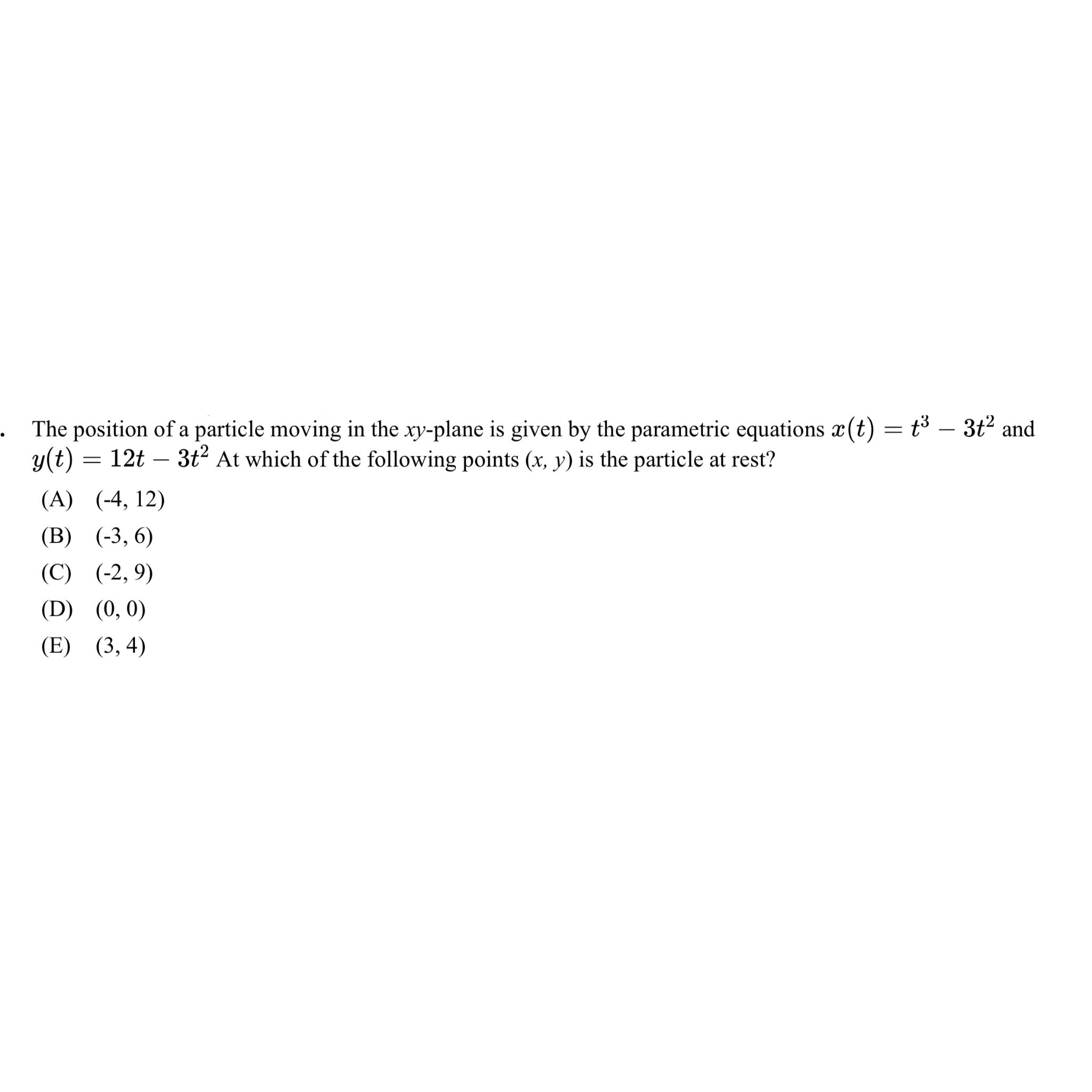 Solved The position of a particle moving in the xy-plane is | Chegg.com