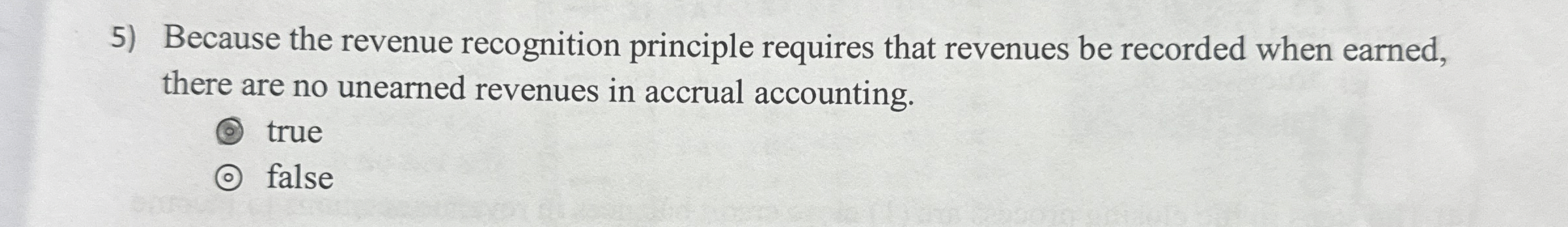 Solved Because the revenue recognition principle requires | Chegg.com