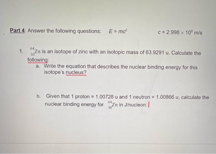 Solved Part 4: Answer the following questions: | Chegg.com