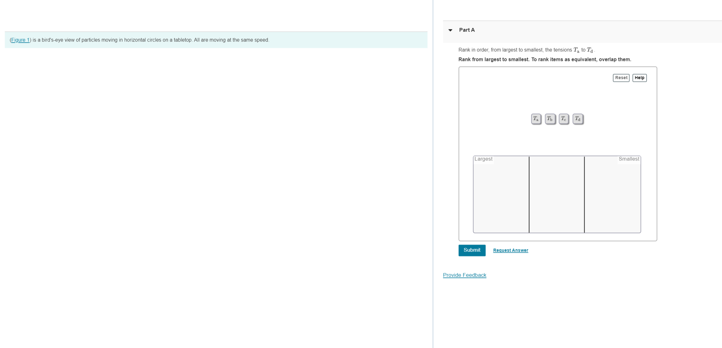 Solved Rank in order, from largest to smallest, the tensions | Chegg.com