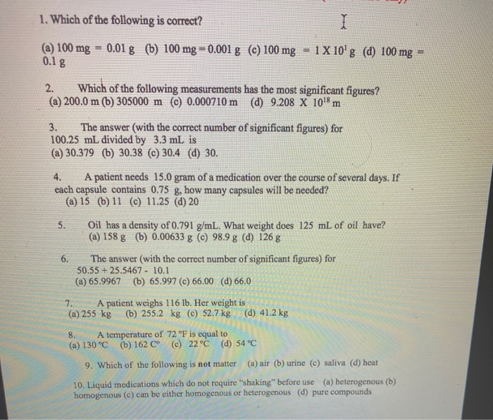 Solved good morning, I need guidance with all 10 questions. | Chegg.com