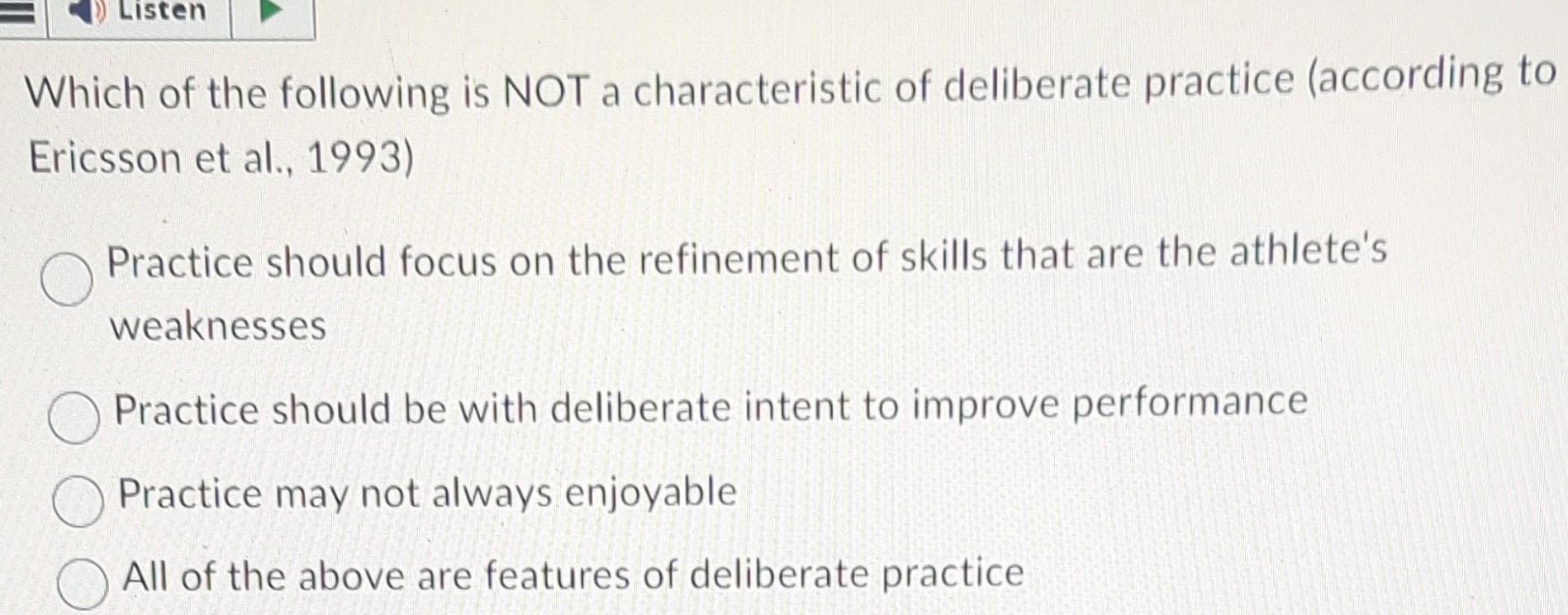 Solved Which of the following is NOT a characteristic of | Chegg.com