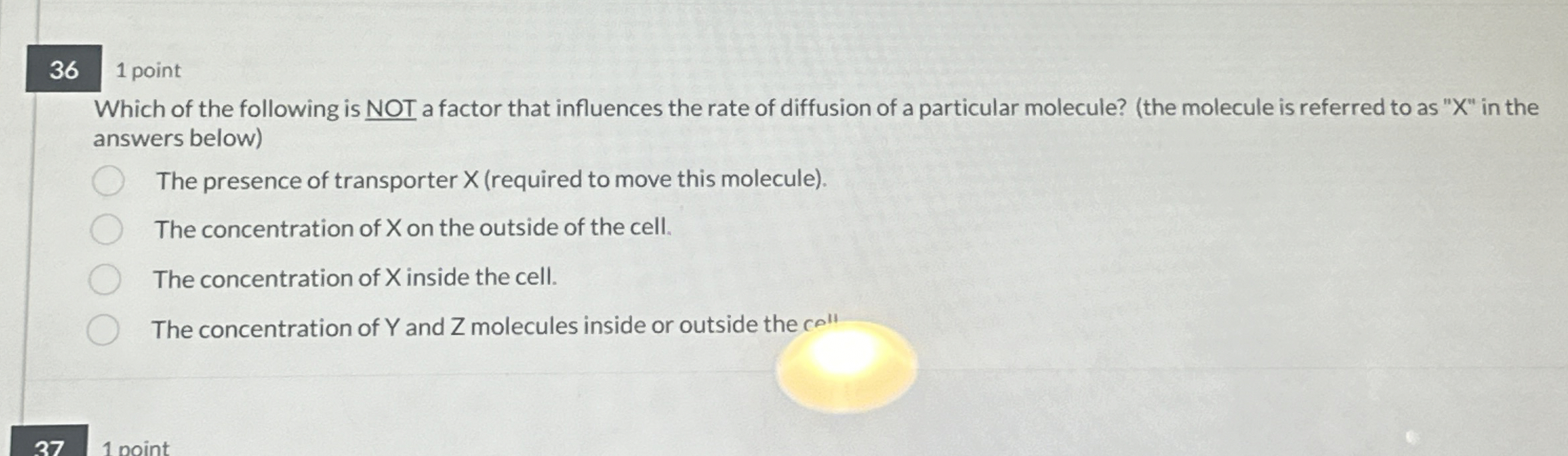 Solved 361 ﻿pointWhich of the following is NOT a factor that | Chegg.com