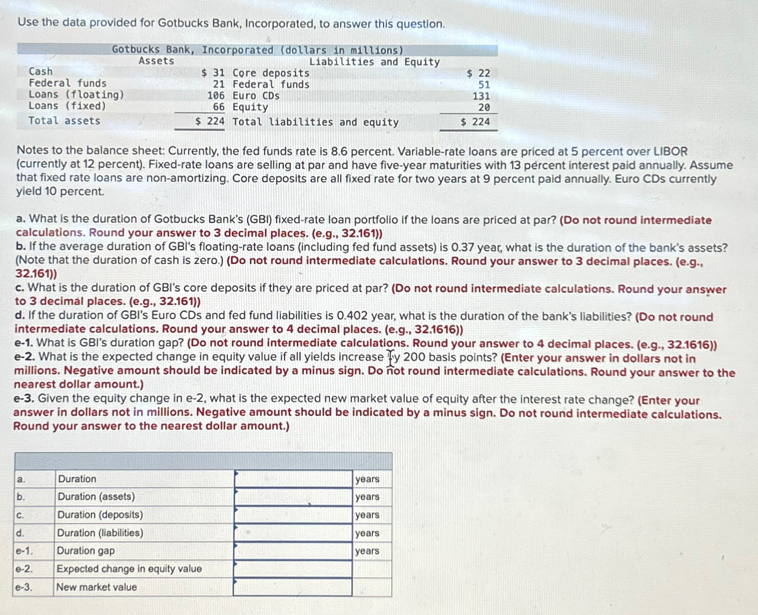 Solved Please complete this and show how. Prefer on excel | Chegg.com