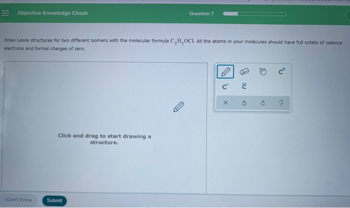 Solved draw Lewis structures for two different isomers with | Chegg.com