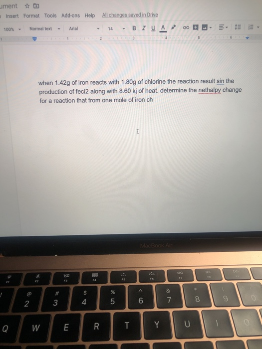 Solved ment Insert Format Tools Add-ons Help All changes | Chegg.com