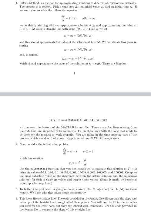 5. For a numerical method, the error in numerical | Chegg.com