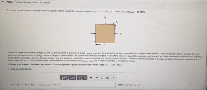 Solved Learning Goal: To be able to calculate the principal | Chegg.com
