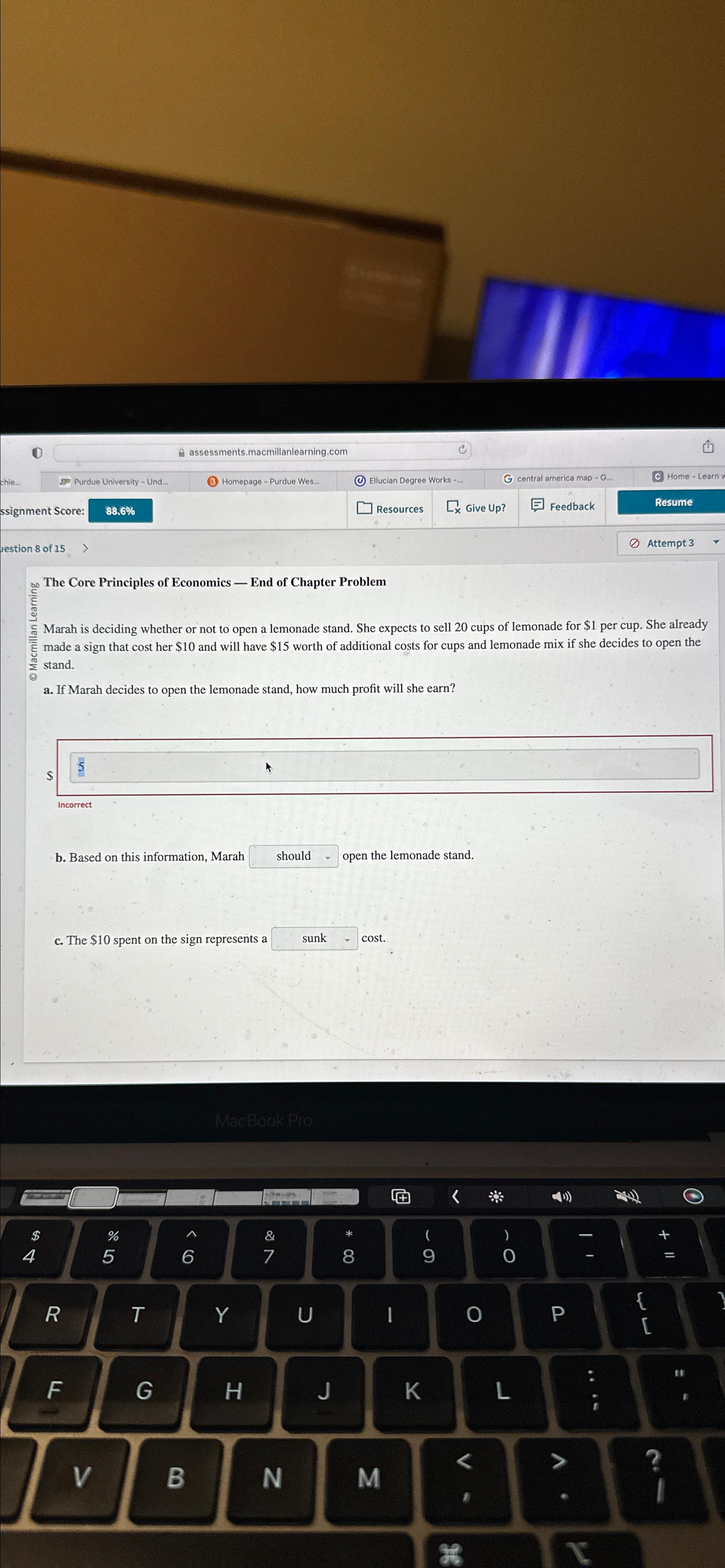 Solved ssignment Score:88.6%Ellucian Degree Works | Chegg.com