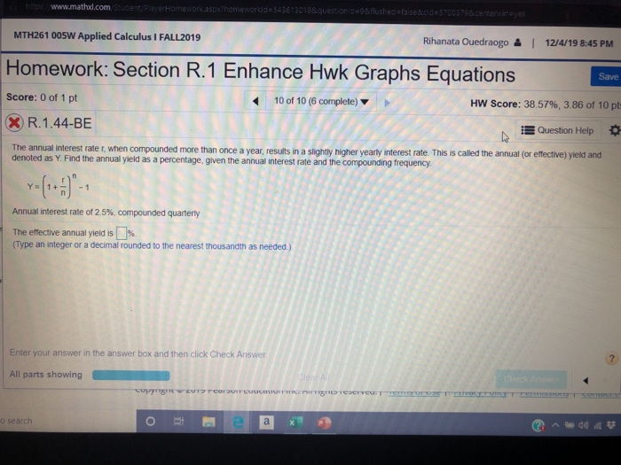 Solved https www.mathxl.com Student/Player | Chegg.com