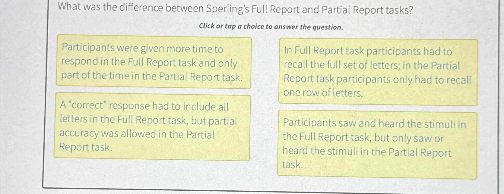 Solved What was the difference between Sperling's Full | Chegg.com