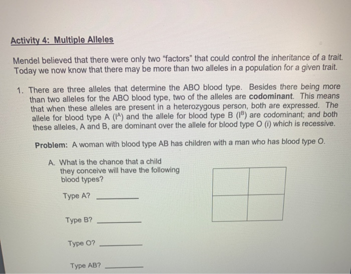 Solved 2. Blood typing is often used to help establish | Chegg.com