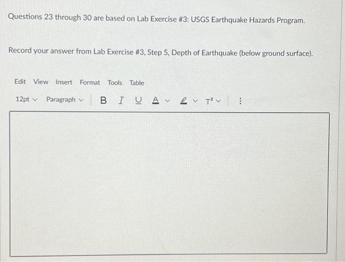 Questions 23 through 30 are based on Lab Exercise | Chegg.com