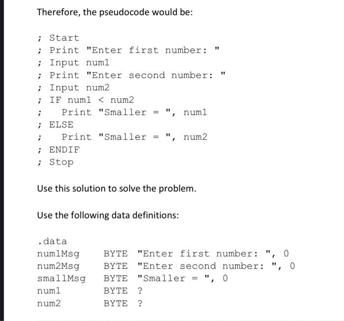 Solved Write A Program To Read Two Numbers And Print The 