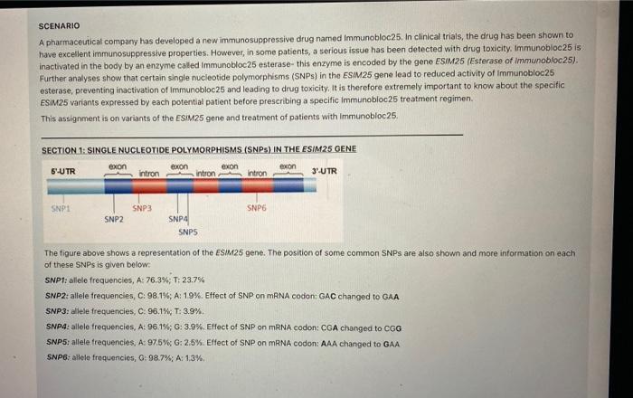 Solved SCENARIO A pharmaceutical company has developed a new | Chegg.com