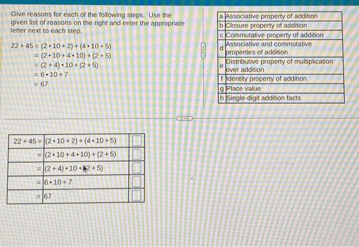 Solved Give reasons for each of the following steps. Use the | Chegg.com