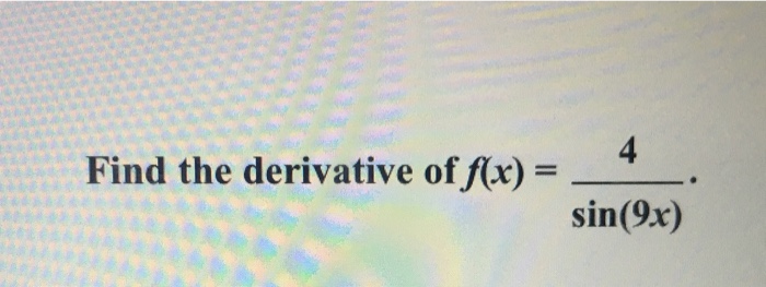 Solved Find all functions that have a derivative equal to | Chegg.com