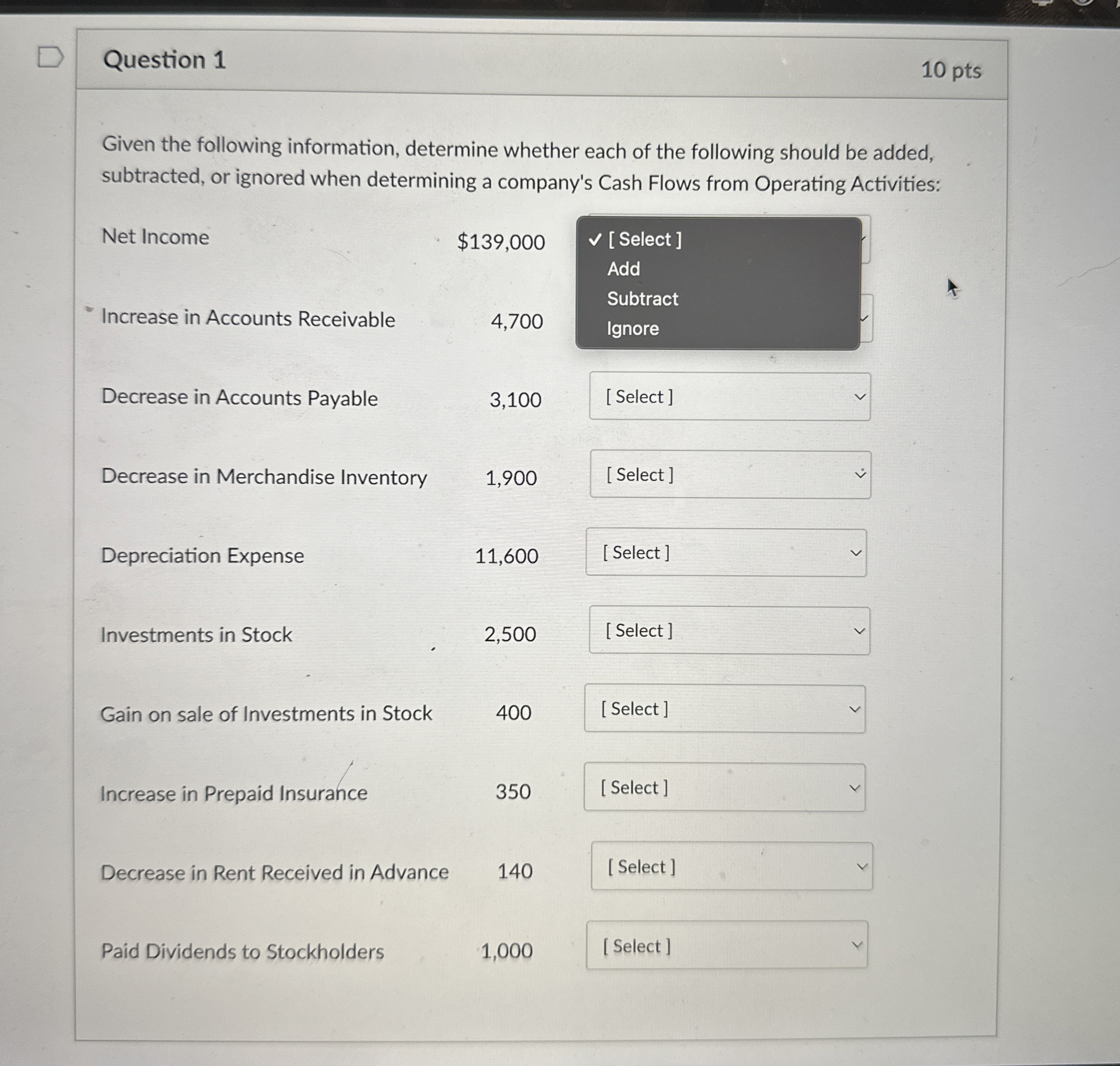 Solved Question 1Given the following information, determine | Chegg.com