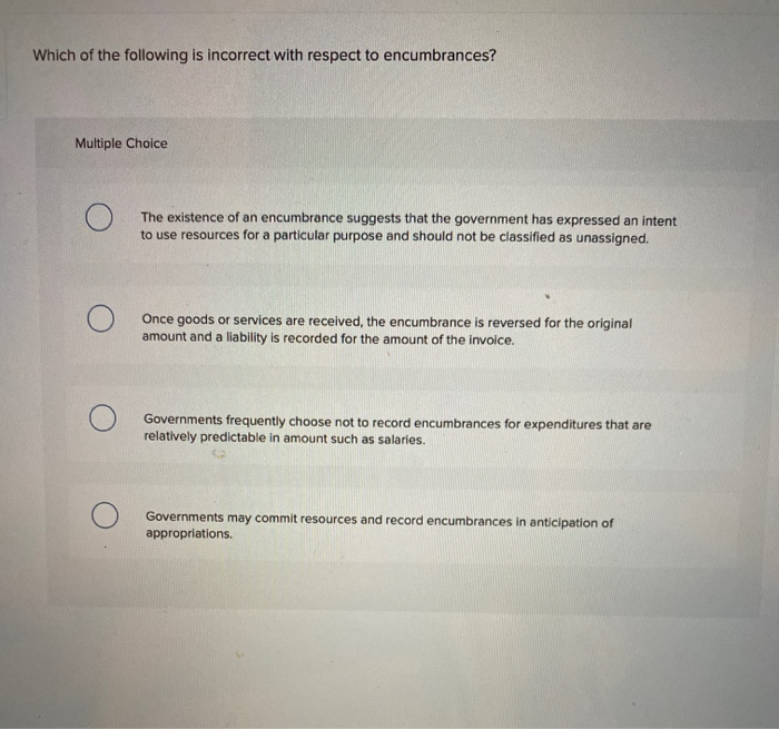 Solved Which of the following is incorrect with respect to | Chegg.com