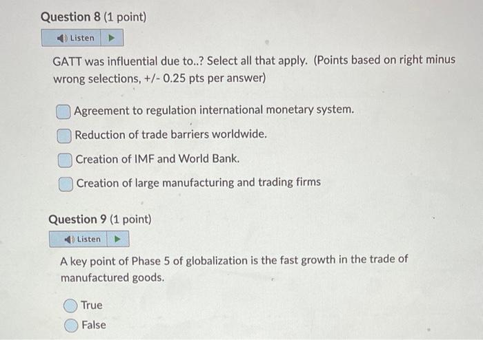 Solved The common trigger behind each phase of Globalization | Chegg.com