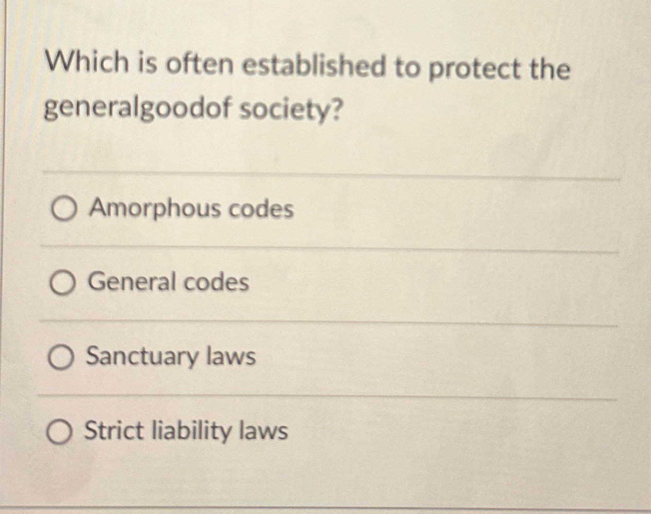 Solved Which is often established to protect the | Chegg.com