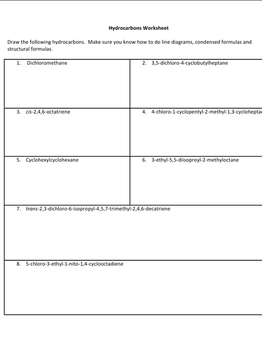 Solved draw the following hydrocarbons line structure, | Chegg.com