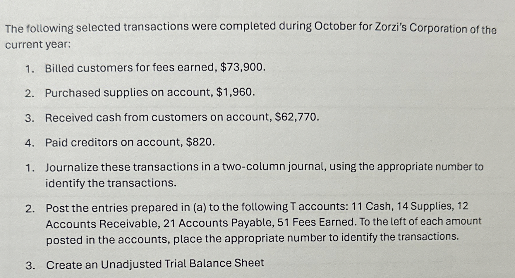 Solved The following selected transactions were completed | Chegg.com