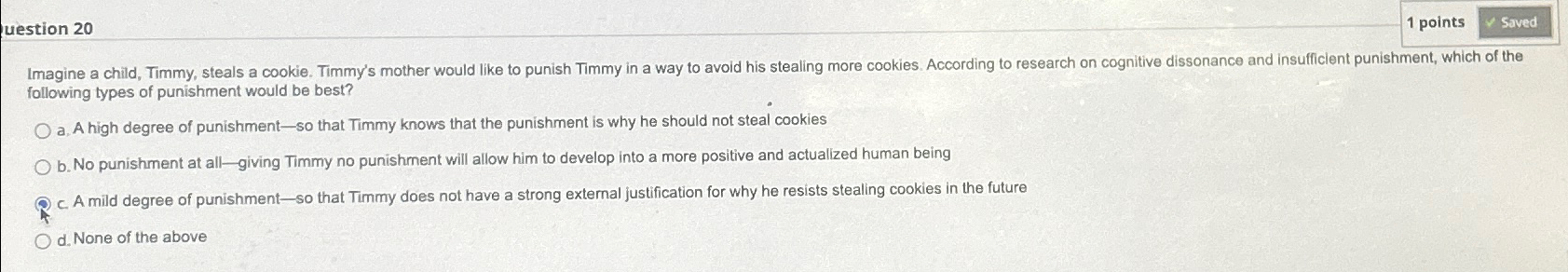 Solved uestion 201 ﻿pointsfollowing types of punishment | Chegg.com