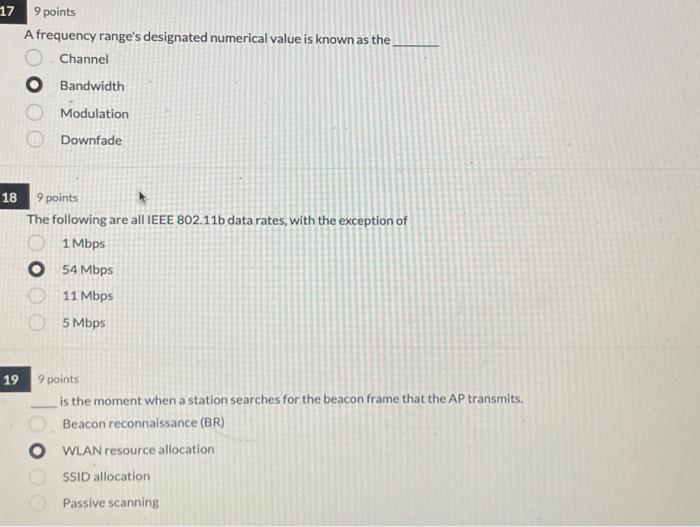 Solved 9 points The 802.11n transmission model contains all | Chegg.com