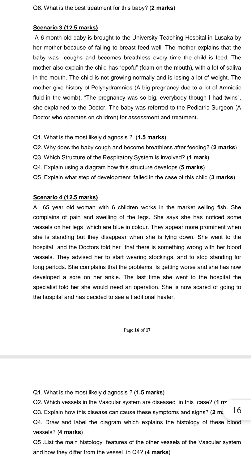 Solved Q6. ﻿What is the best treatment for this baby? (2 | Chegg.com