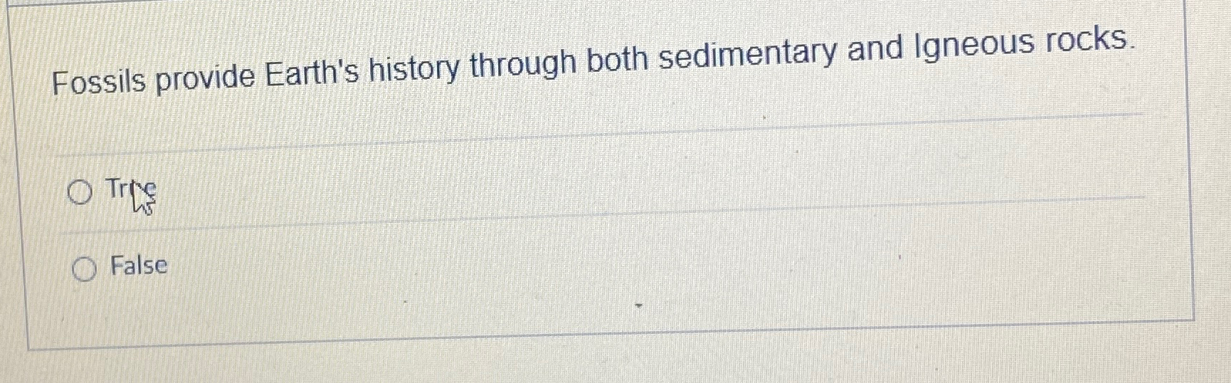 Solved Fossils provide Earth's history through both | Chegg.com