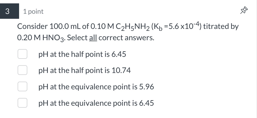 Solved 31 ﻿pointConsider 100.0mL ﻿of | Chegg.com