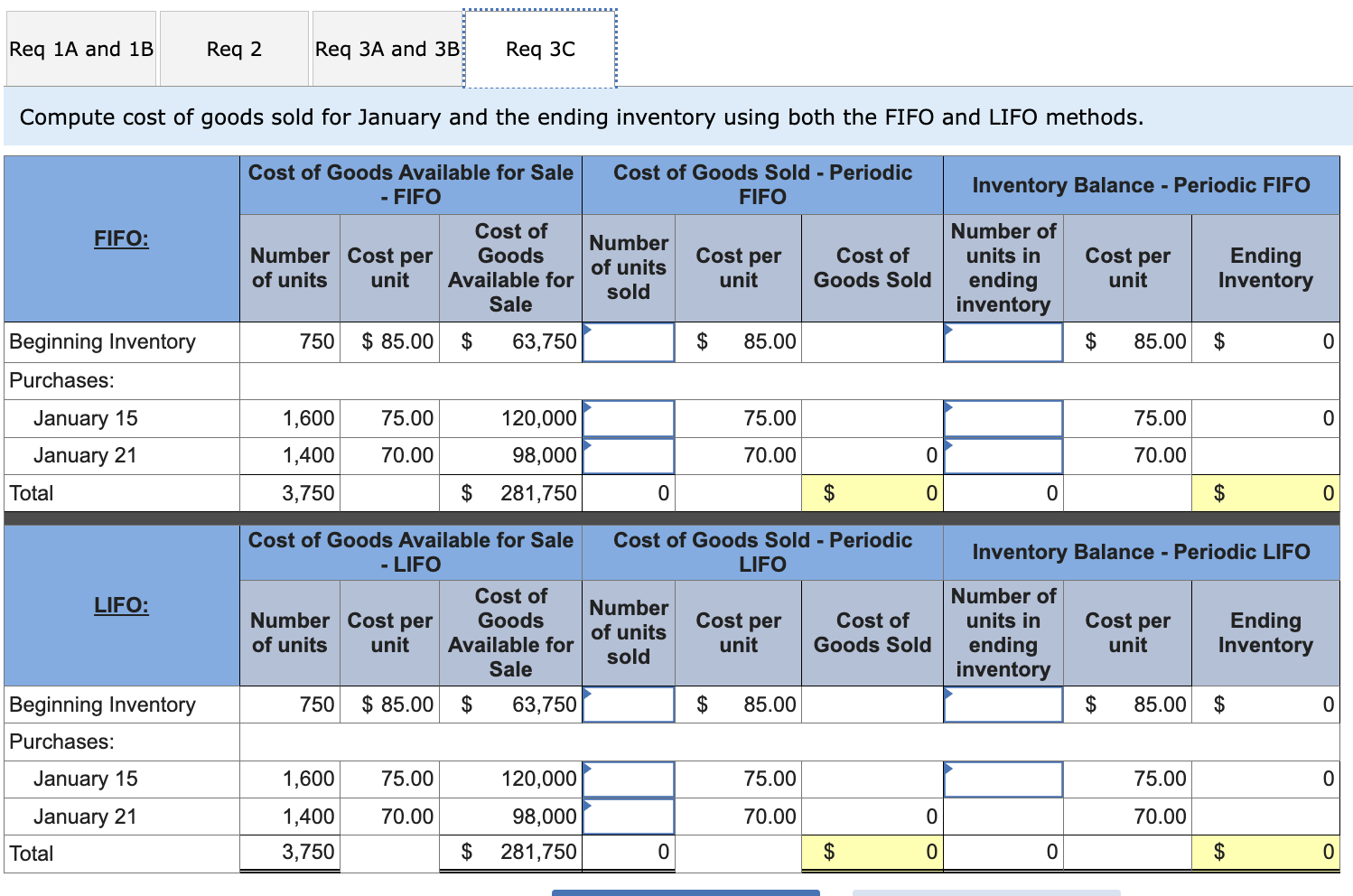 Solved Req 1A and 1BReq 2Req 3A and 3BReq 3CCompute cost of | Chegg.com