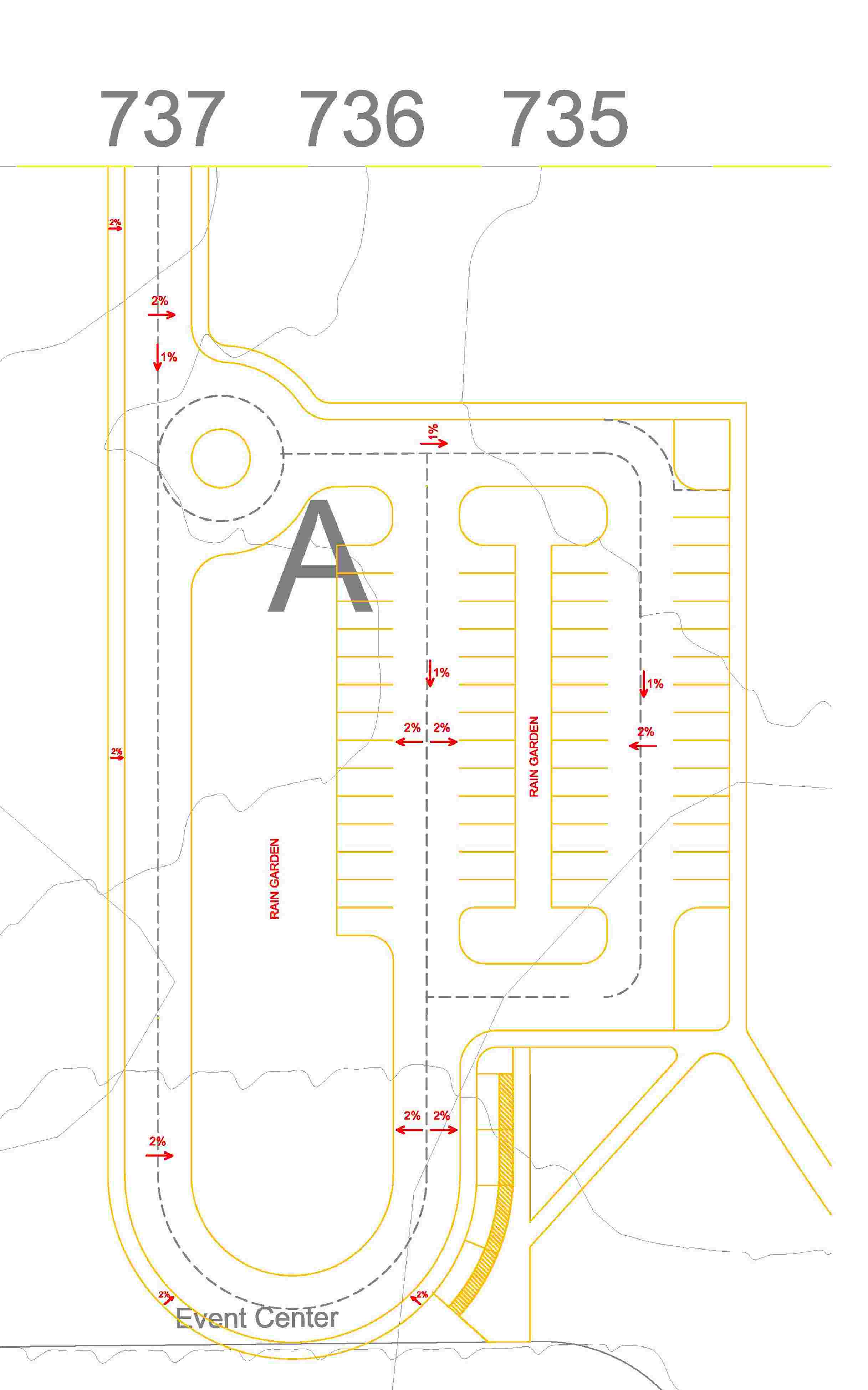 Solved parking lot grading, landscape architecture. grade | Chegg.com