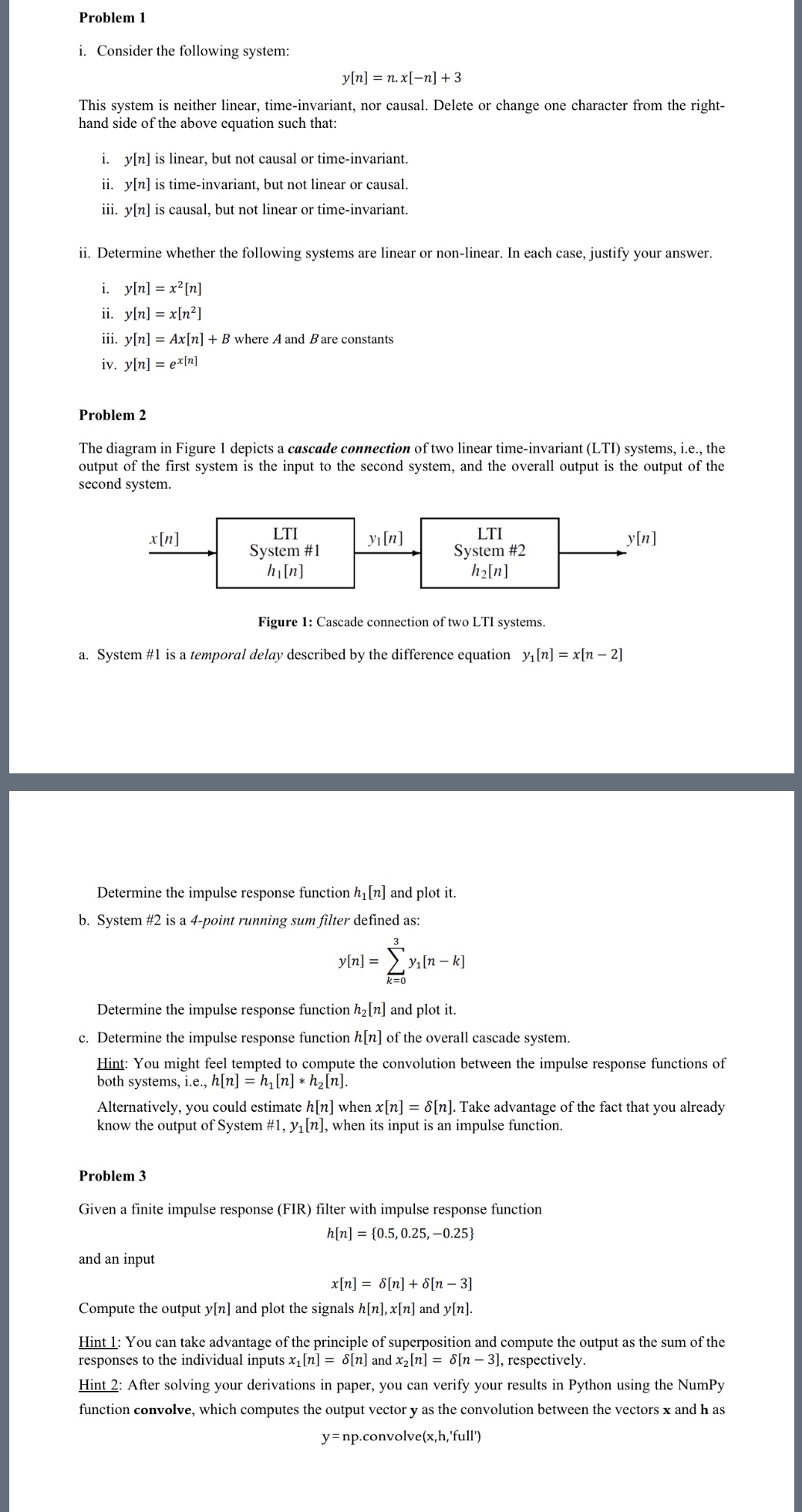 Solved Please solve and show work Problem 1i. ﻿Consider the | Chegg.com