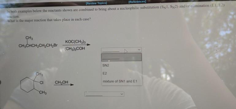 Solved [Review Topics] (References) In both examples below | Chegg.com
