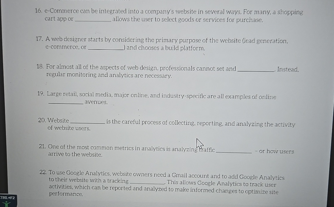 Solved e-Commerce can be integrated into a company's website | Chegg.com