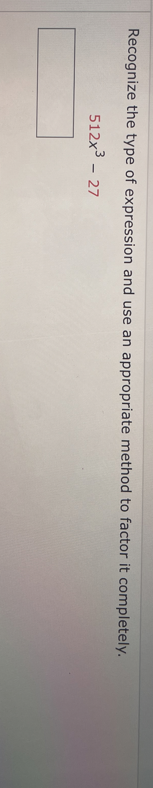 Solved Recognize the type of expression and use an | Chegg.com
