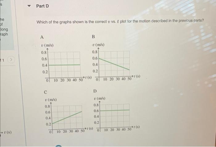 Solved To describe the motion of a particle along a straight | Chegg.com