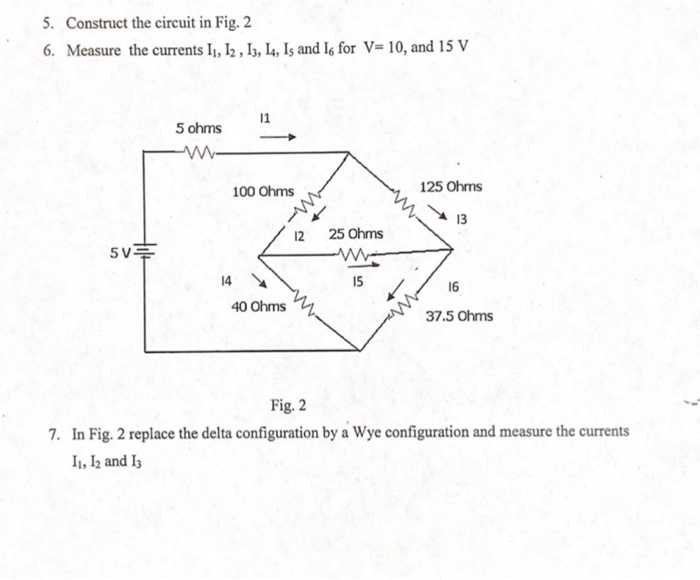 Solved 300 82 Objective: To show that Delta and Wye resistor | Chegg.com