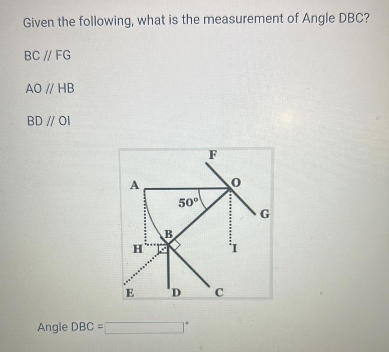 Solved Given the following, what is the measurement of Angle | Chegg.com
