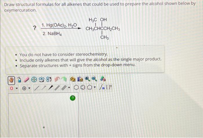 Solved Draw structural formulas for all alkenes that could | Chegg.com