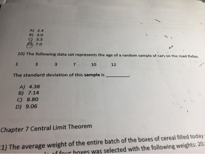 Solved The following data set represents the age of a random | Chegg.com