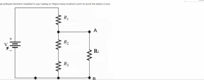 Solved se software Multisim installed in your laptop or | Chegg.com